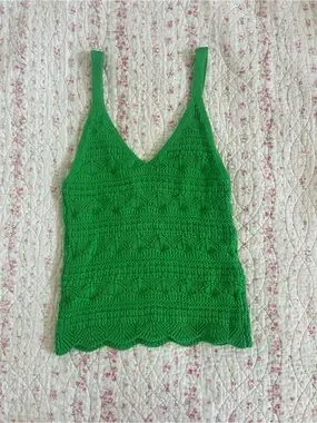 Active USA | Tops | Cottage Core Crochet Beach Tank | Poshmark